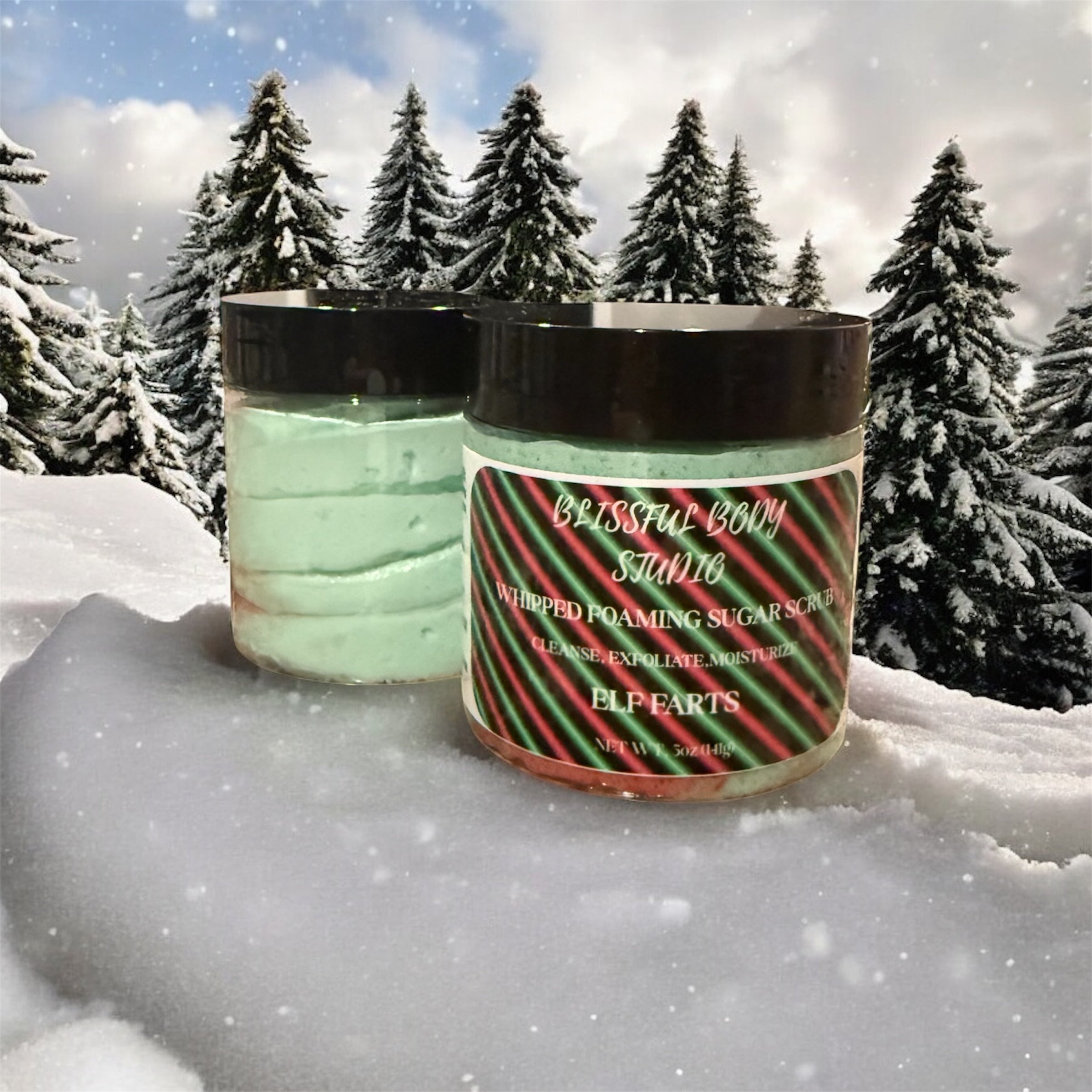 Elf Farts Whipped Foaming Sugar Scrub – Blissful Body Studio